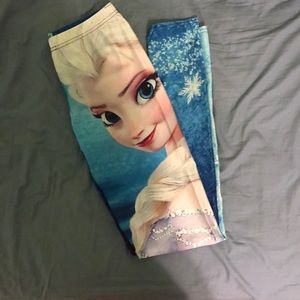Disney | Pants & Jumpsuits | Frozen Elsa Leggings | Poshmark